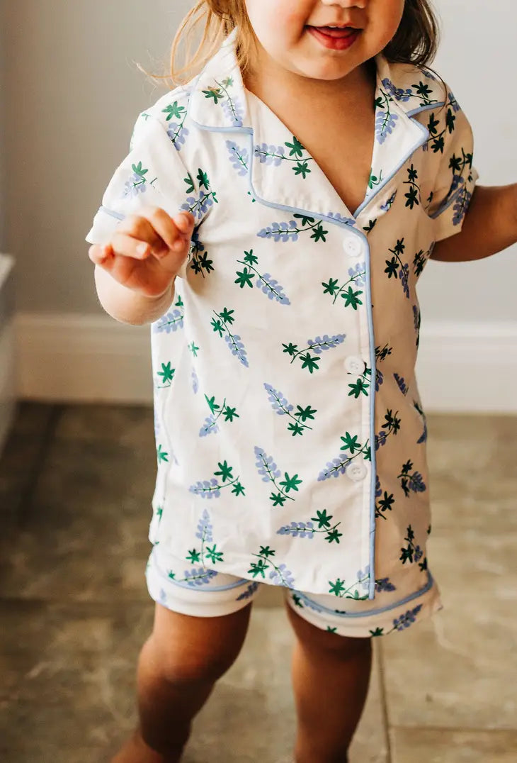 Bluebonnets Button Down Pajamas – madisonn ave.